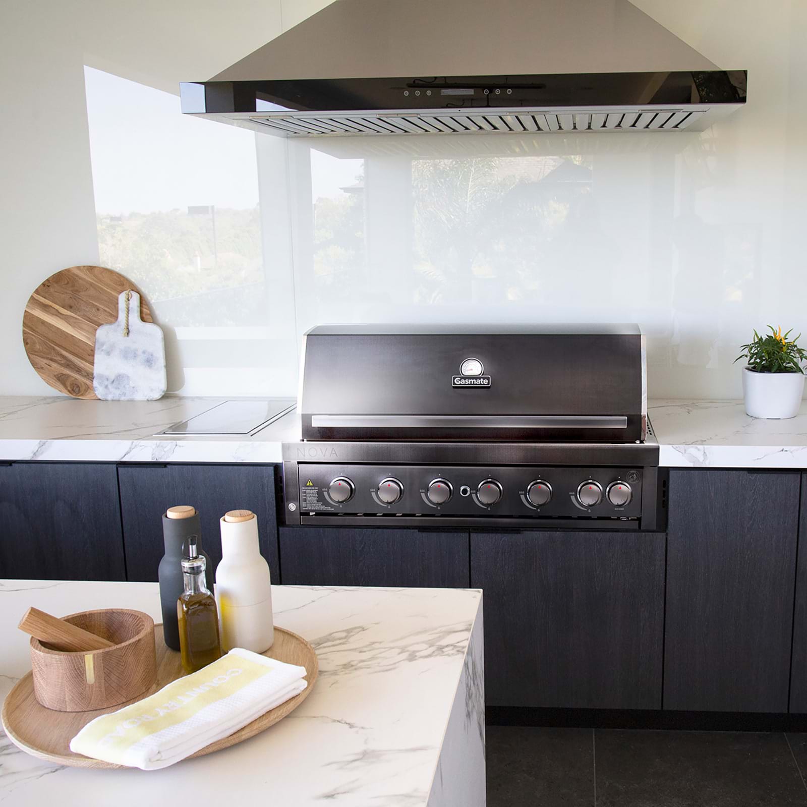 Nova Graphite 6 Burner Classic Built-In BBQ BQ2093B